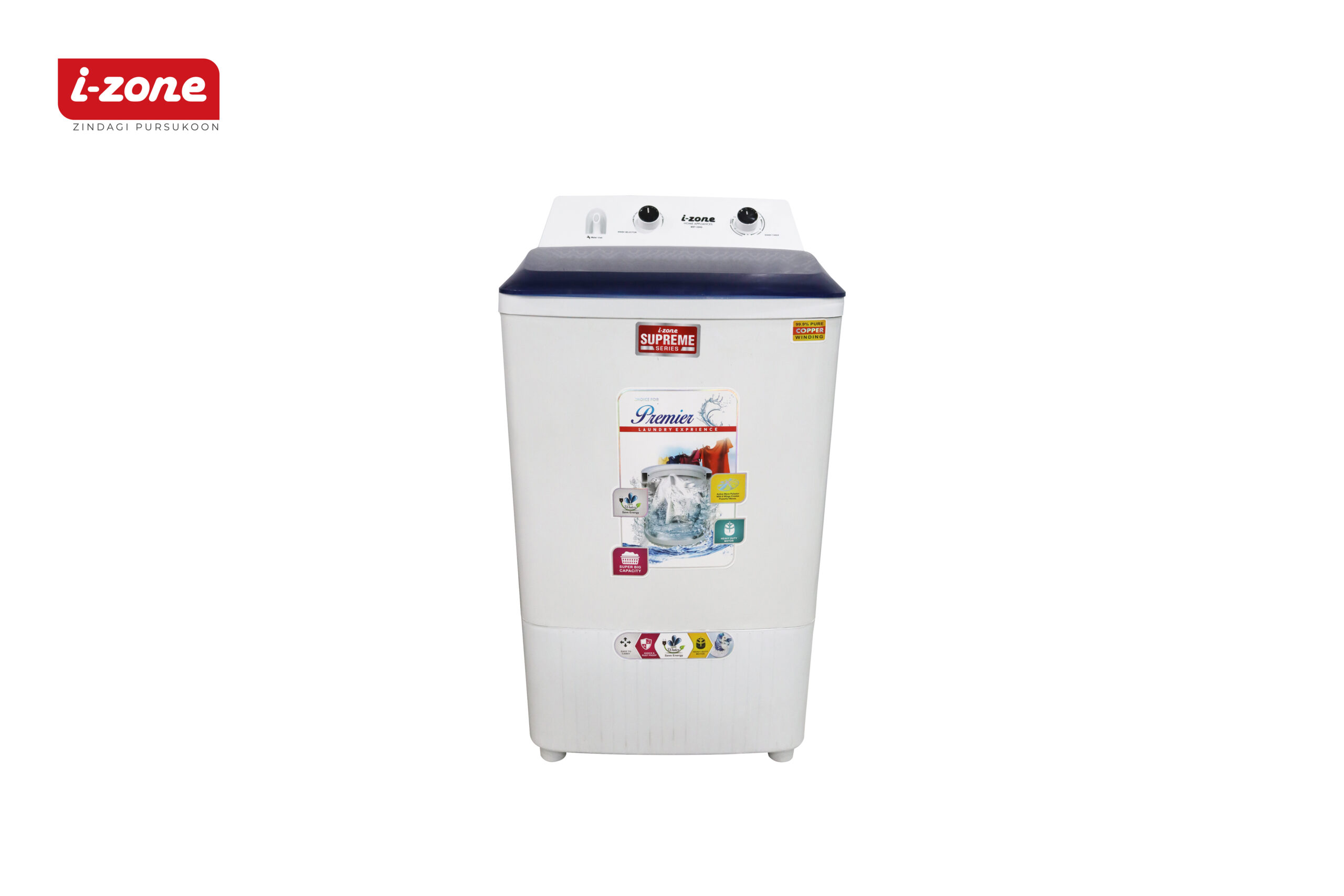 IZONE Washer 1090 White Supreme 15 kg Price in Lahore Pak